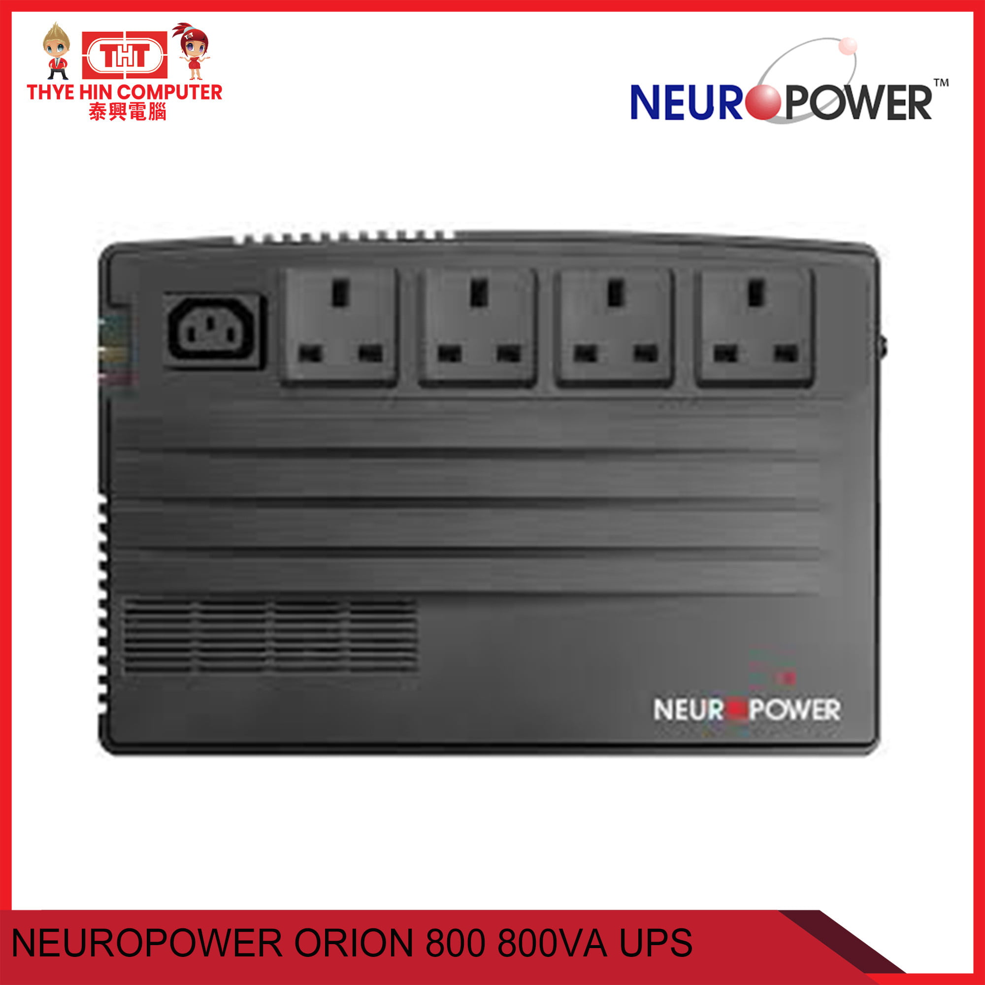 NEUROPOWER ORION 800 UPS Compact UPS for SOHO and Office Automation ...