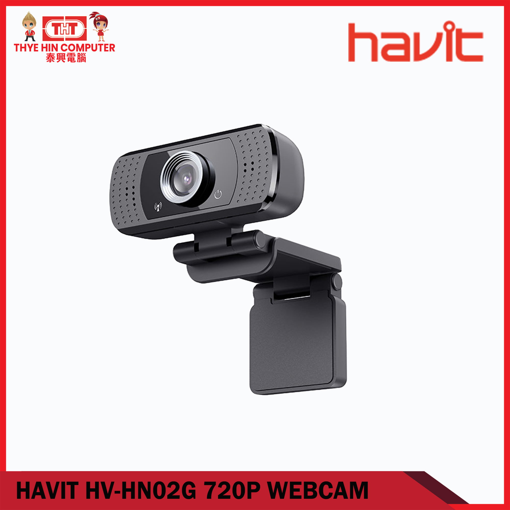 HAVIT HV-HN02G 720P WEBCAM - thyehincomputer.com.my