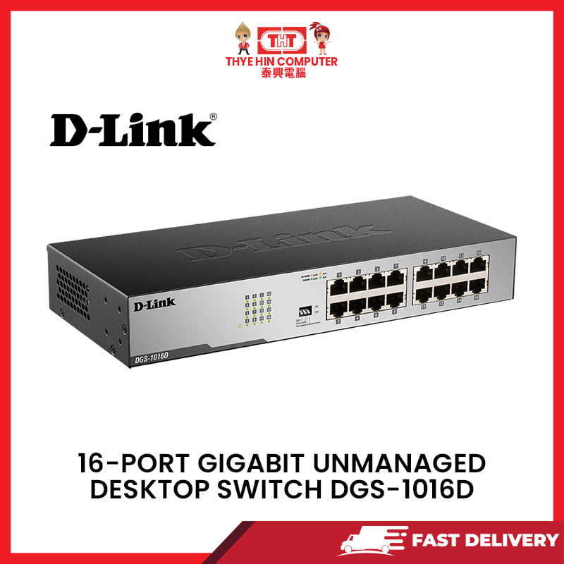 DLINK DGS-1016D 16 PORT GIGABIT SWITCH [SBN:NO NILAI:NO MELAKA:NO HPS ...