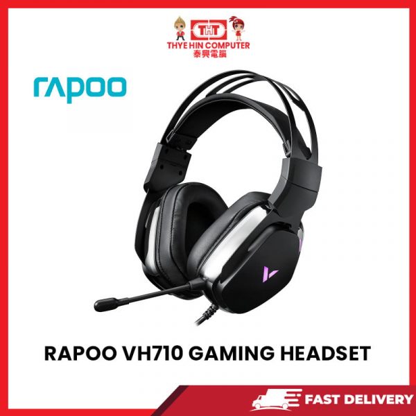 RAPOO VH710 VIRTUAL 7.1 CHANNELS GAMING HEADSET [SBN:NO NILAI:NO MELAKA ...