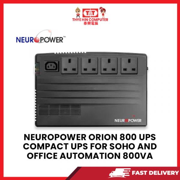 NEUROPOWER ORION 800 UPS Compact UPS For SOHO And Office Automation ...