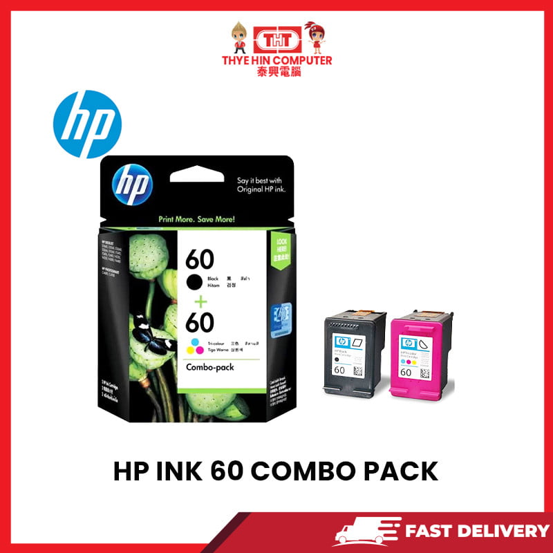 HP CN067AA INK 60 COMBO PACK [SBN:Yes NILAI:No MELAKA:No] - Thye Hin ...
