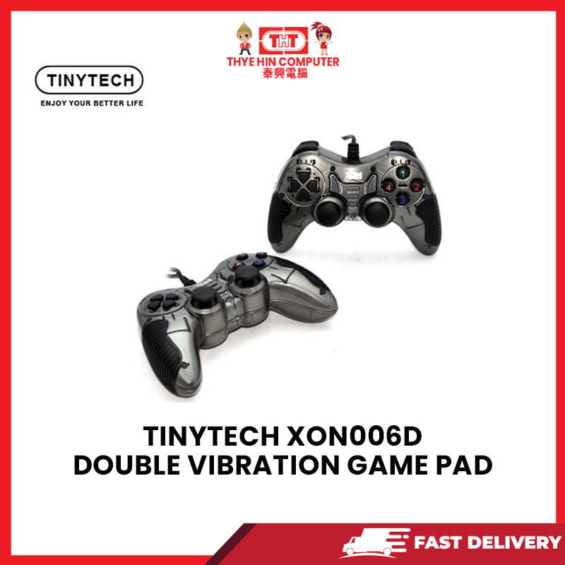TINY TECH XON006D DOUBLE VIBRATION GAME PAD [SBN:Yes NILAI:Yes MELAKA ...