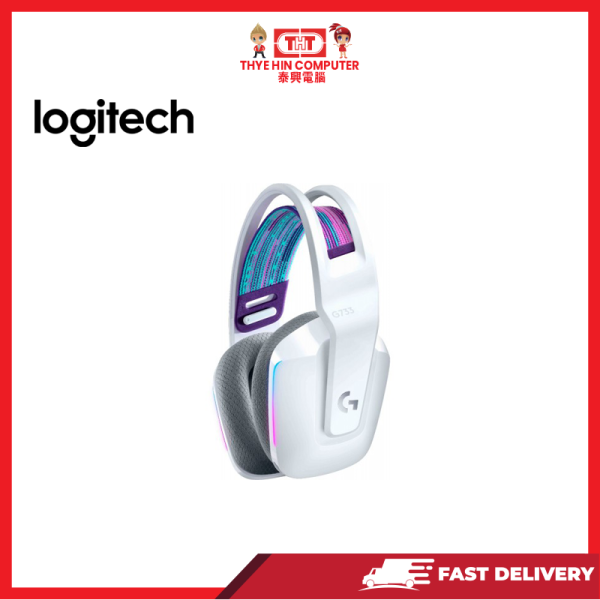 LOGITECH G733 LIGHTSPEED WIRELESS RGB GAMING HEADSET(981-000886) [SBN ...