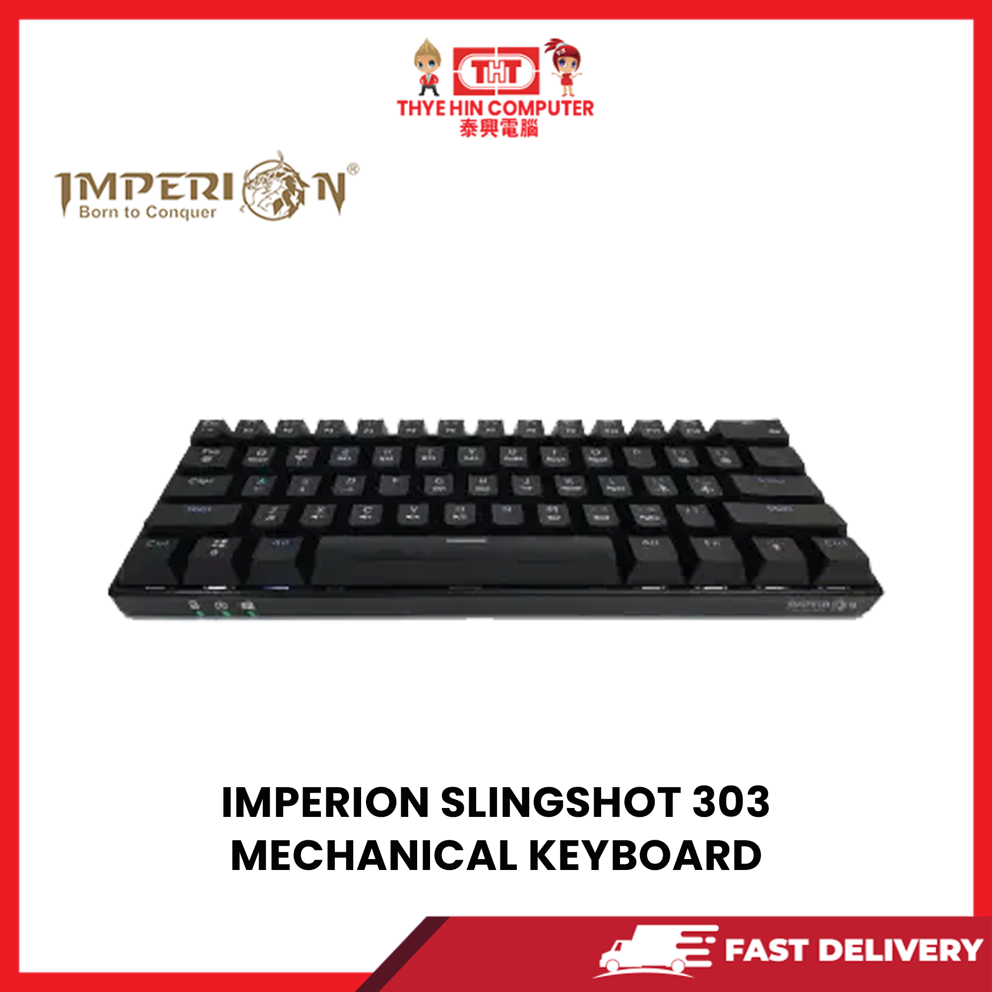 A25 IMPERION SLINGSHOT 303 2.4G+BT+WIRED MECHANICAL KEYBOARD [SBN:Yes ...
