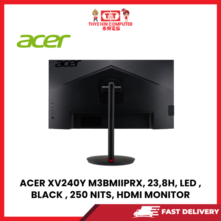 ACER XV240Y M3BMIIPRX, 23,8H, LED , BLACK , 250 NITS, HDMI MONITOR [SBN ...