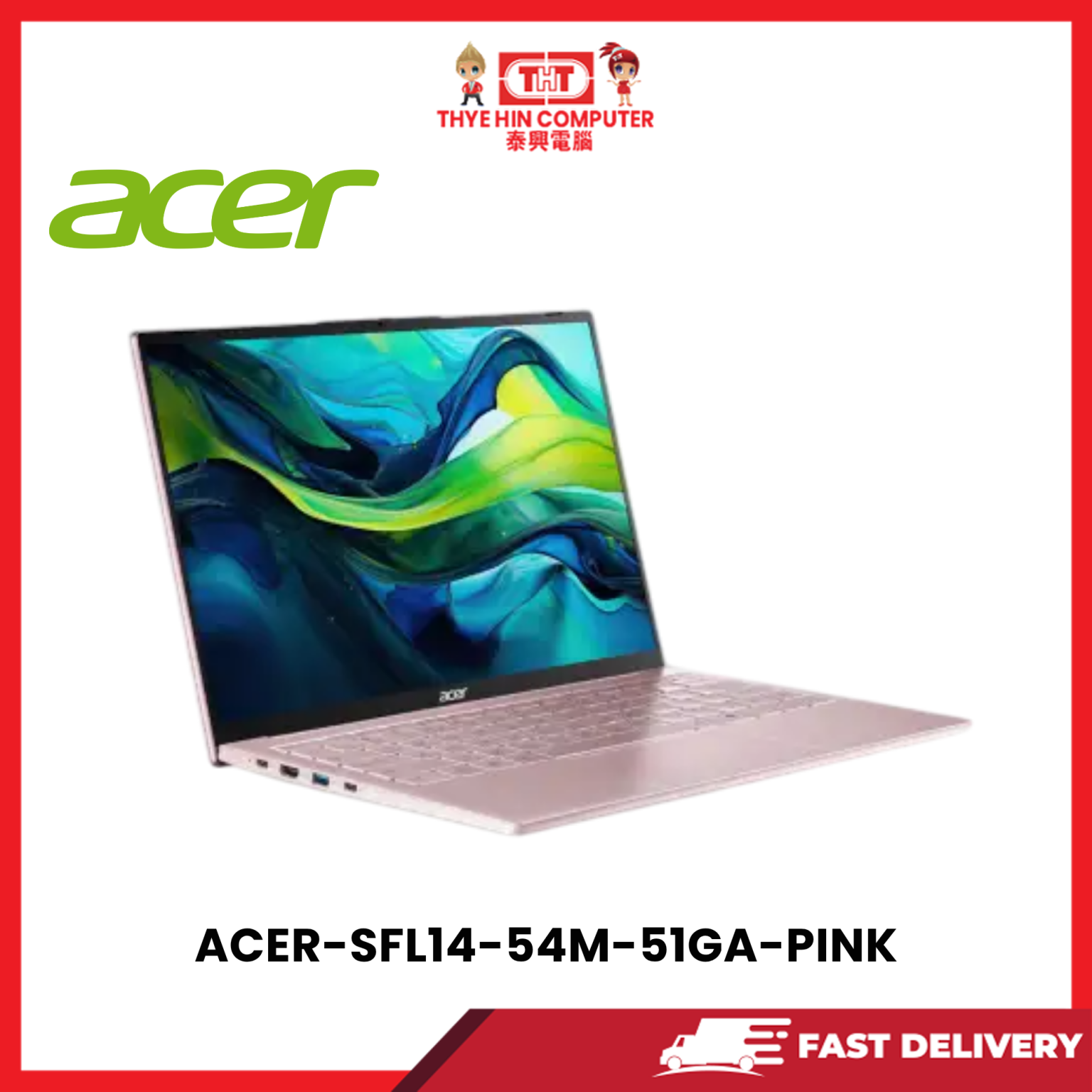ACER-SFL14-54M-51GA-PINK-INTELCOREULTRA5-115U,16GBR5,512GBSSD,INTELHD ...